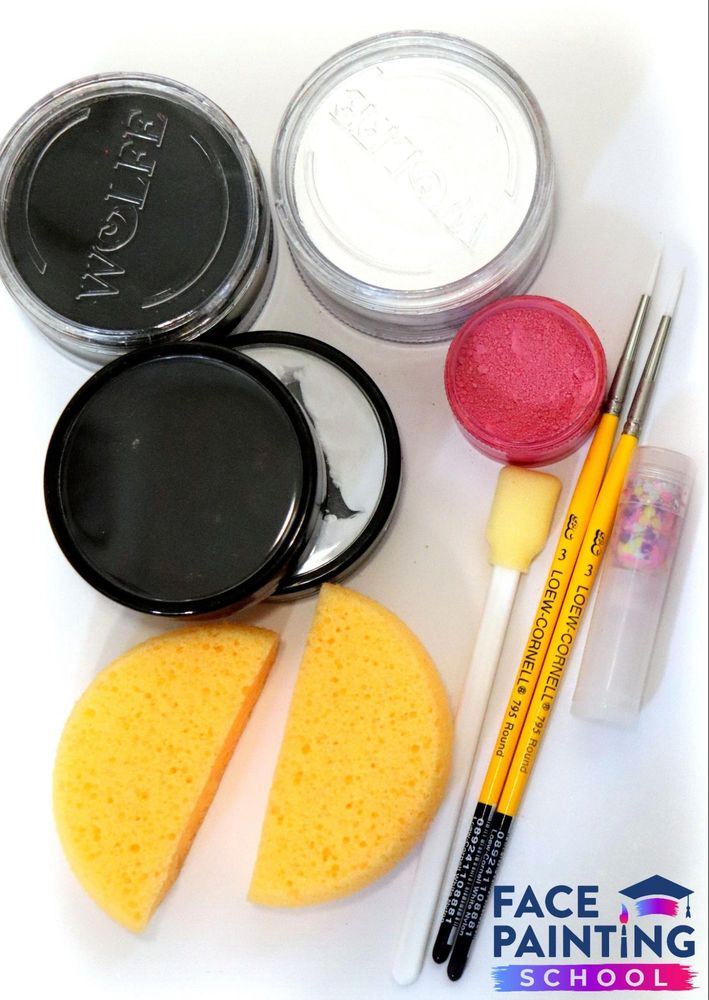 Cute Panda Face Paint: Step by Step Tutorial