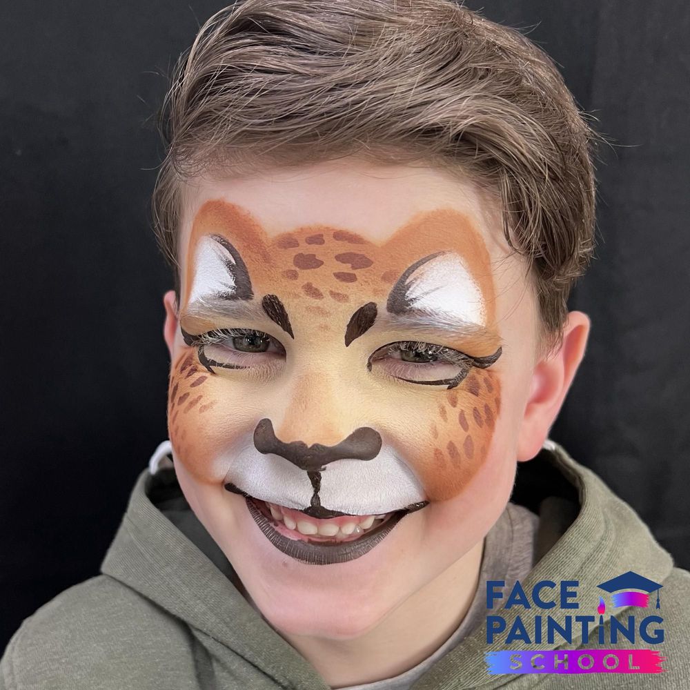 Cheetah Costume Face Paint